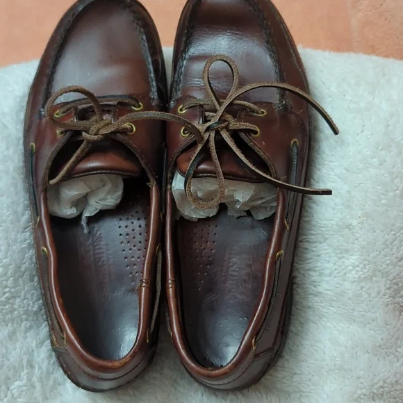Sebago Docksides | Shoes | Sebago Brown Leather Docksider Boat Shoes ...
